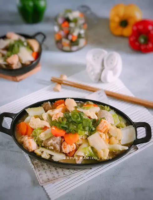 Resep Capcay Bakso Udang - Orami Recipes