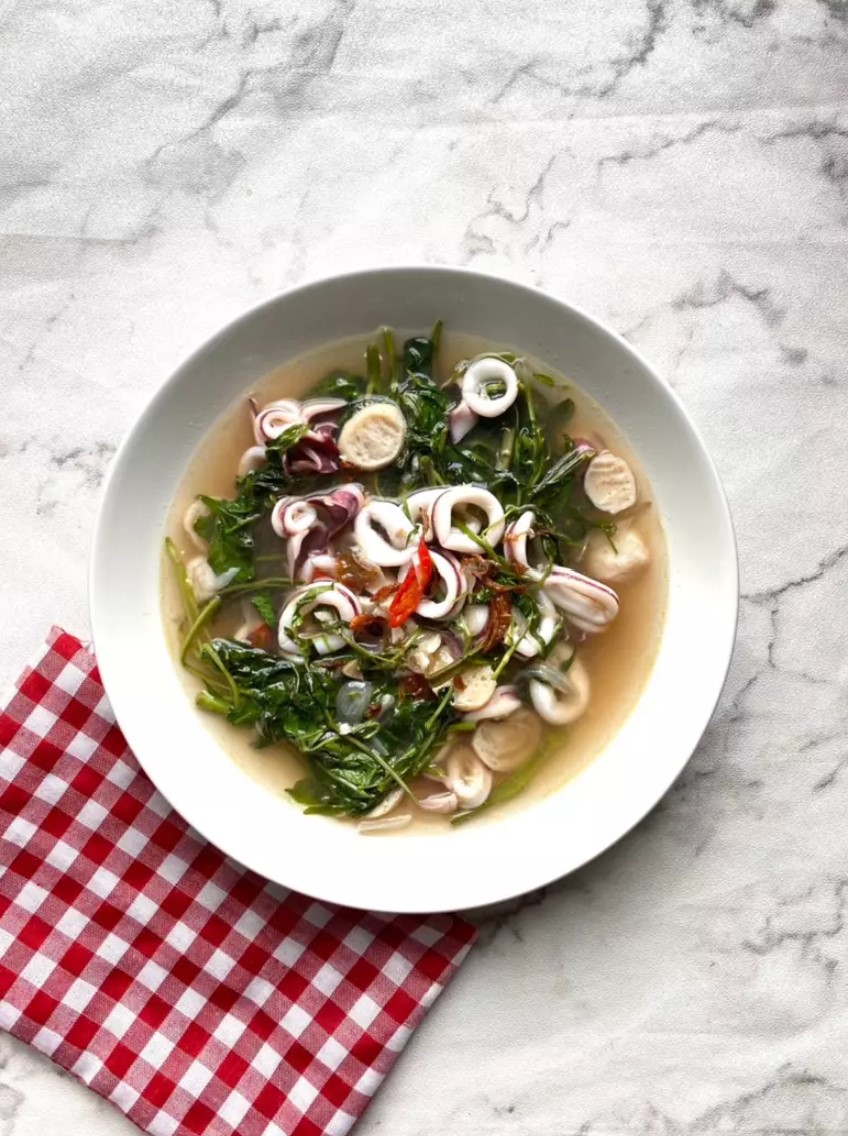 Resep Cumi Basah Kangkung - Orami Recipes