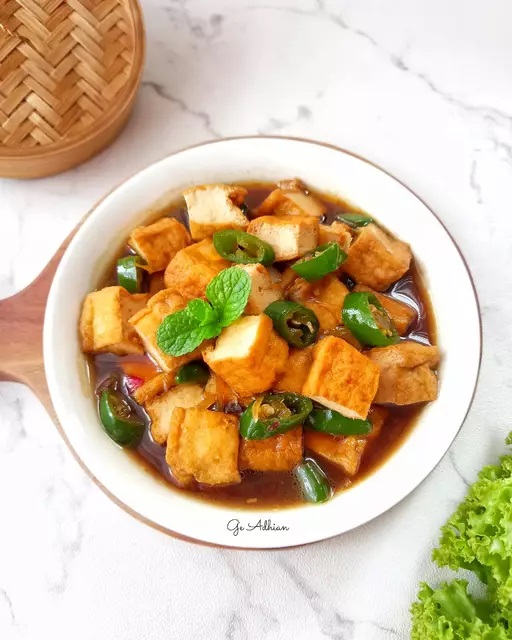 Resep Oseng Tahu Lombok Ijo - Orami Recipes