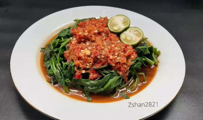 Plecing Kangkung Jeruk Limau - Orami Recipes
