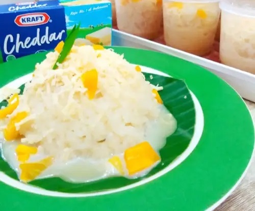 Resep Ketan Susu Keju Topping Nangka - Orami Recipes