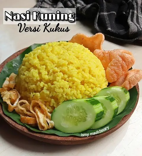 Resep Nasi Kuning Kukus - Orami Recipes