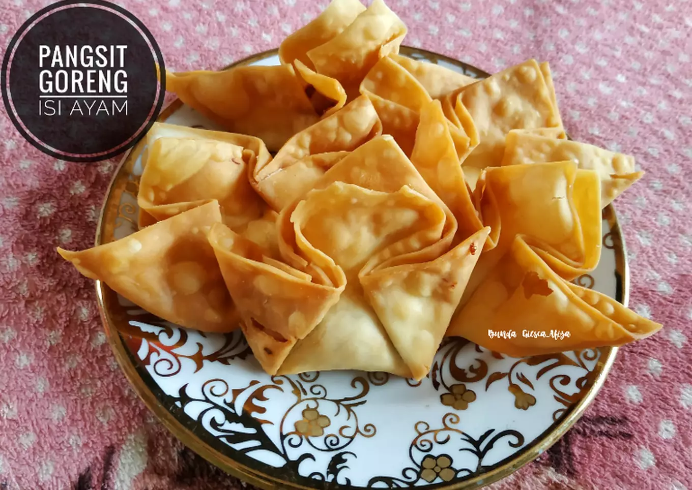 Resep Pangsit Goreng Isi Ayam - Orami Recipes