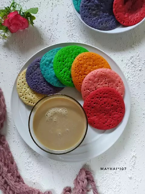Resep Serabi Rainbow - Orami Recipes