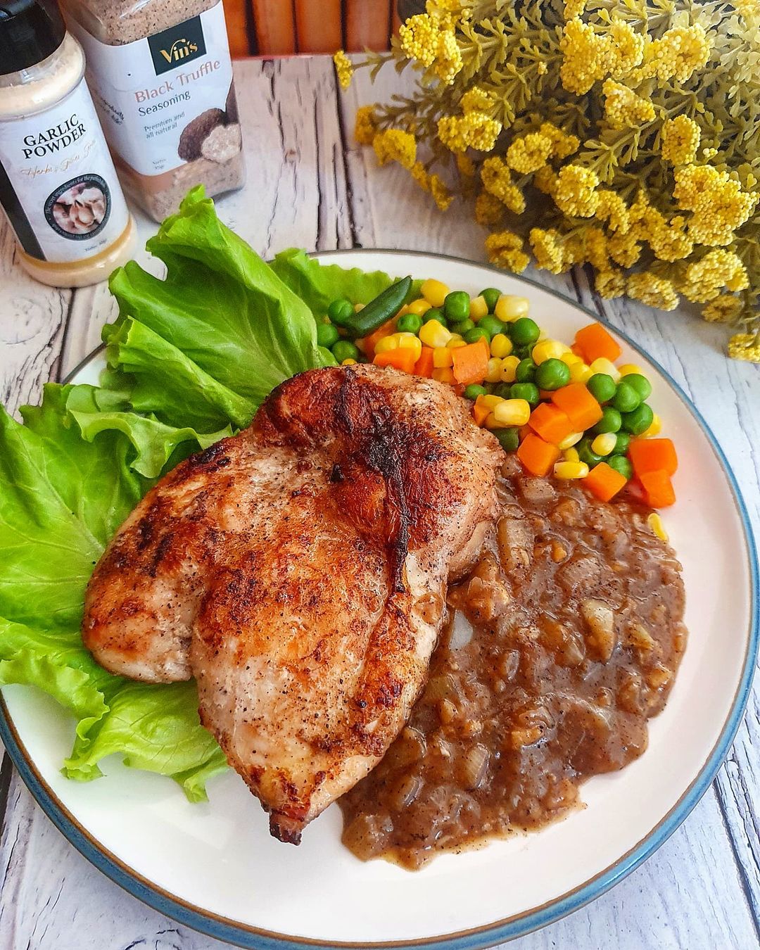 Resep Steak Ayam Saus Jamur - Orami Recipes