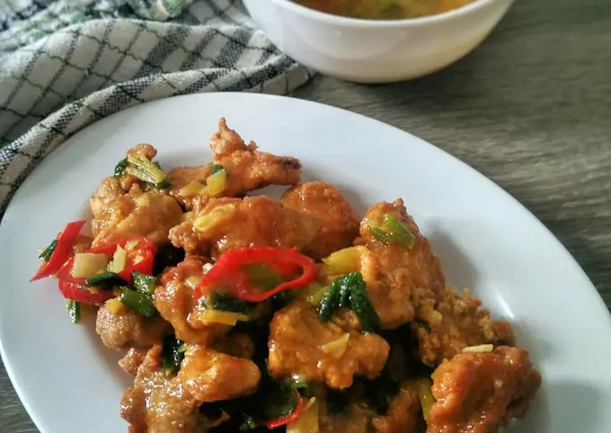 Resep Salted Egg Popcorn Chicken - Orami Recipes