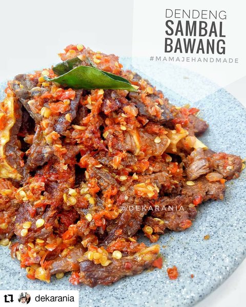 Resep Dendeng Sambal Bawang - Orami Recipes