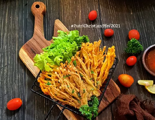Resep Jamur Enoki Crispy - Orami Recipes