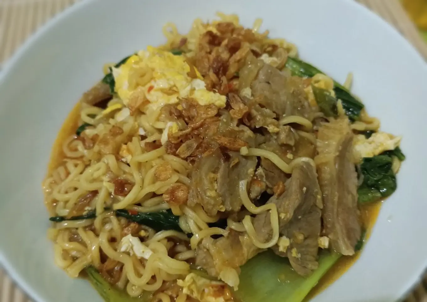 Resep Mie Tek-tek Daging Sapi - Orami Recipes