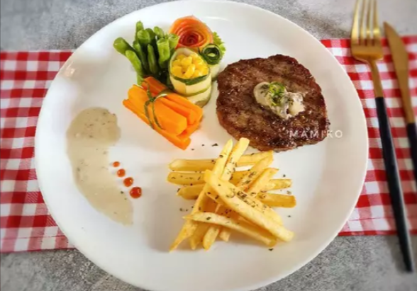 Resep Mushroom Sauce Wagyu Beef Steak - Orami Recipes