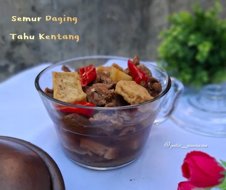 Resep Semur Daging Tahu Kentang - Orami Recipes